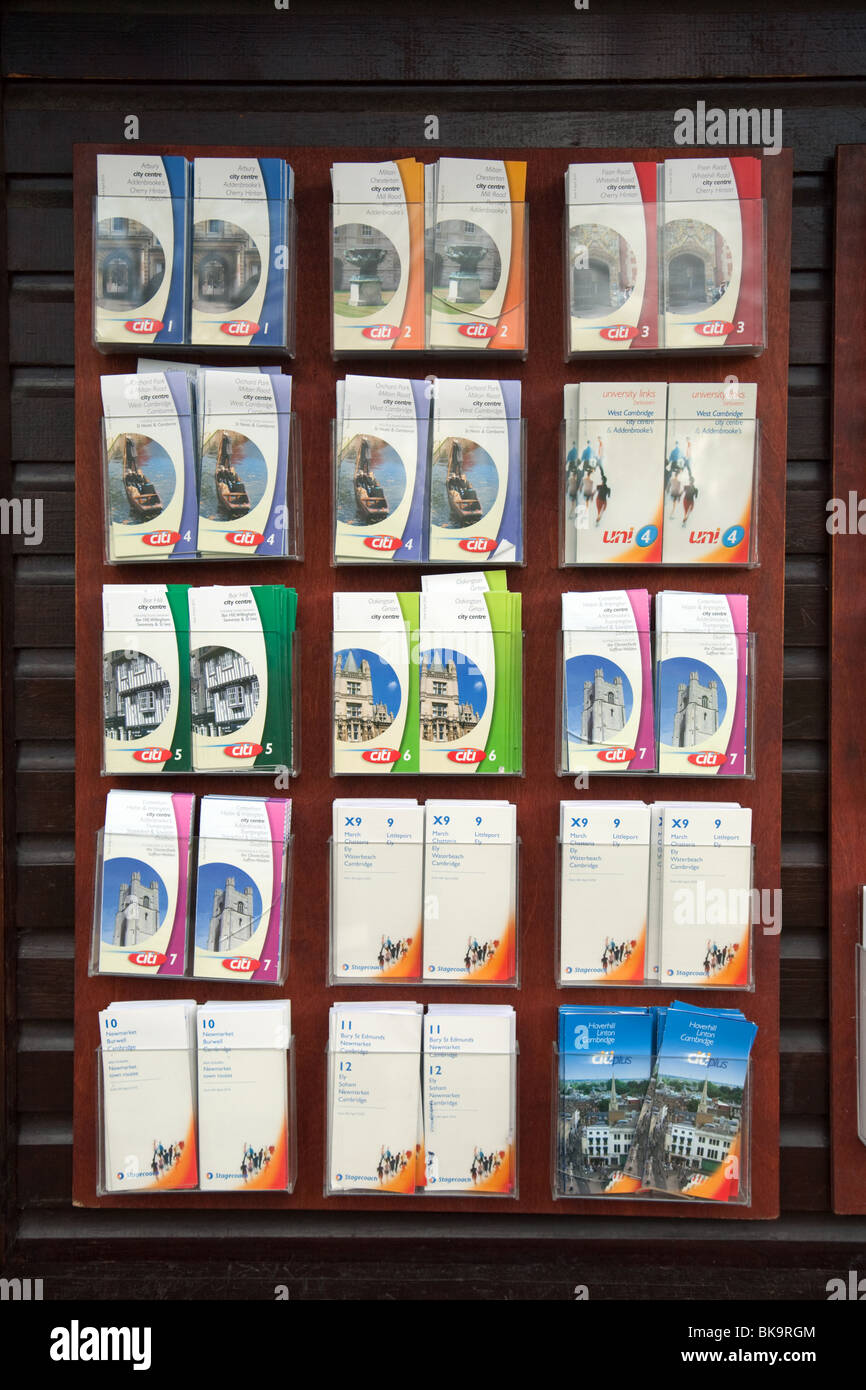 Bus timetable hi-res stock photography and images - Alamy