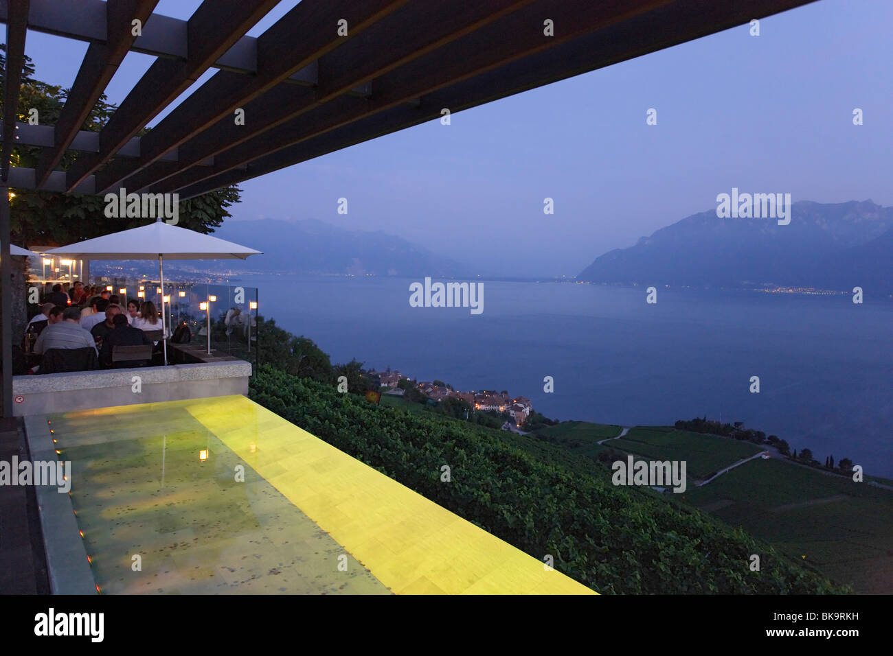 Restaurant La Deck, Hotel Baron Tavernier, Chexbres, Lavaux, Canton ...