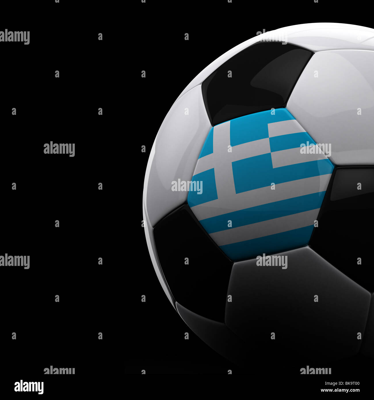 Greek soccer ball Stock Photo - Alamy