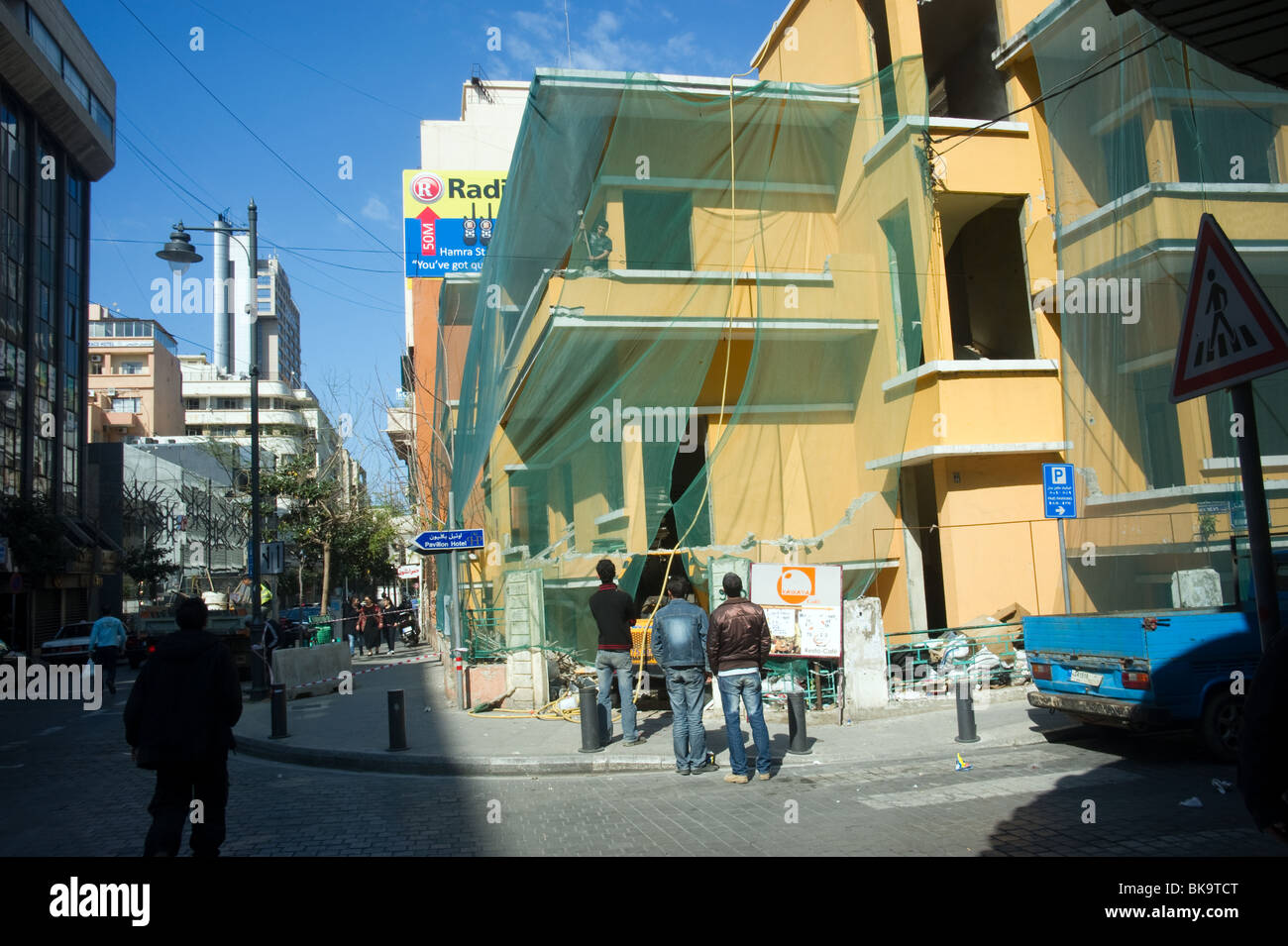 Renovation of classic house Hamra street Beirut Lebanon Stock Photo - Alamy