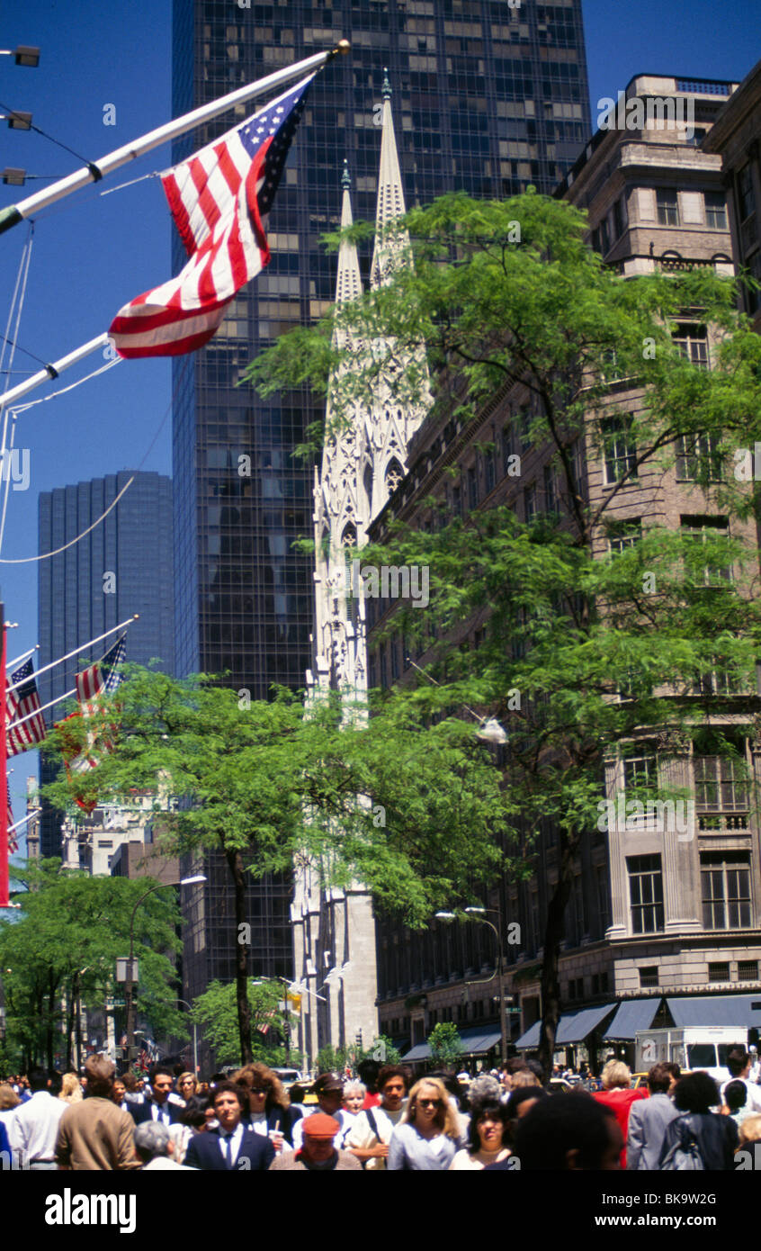 Crowd building exterior architecture stars and stripes hi-res stock ...