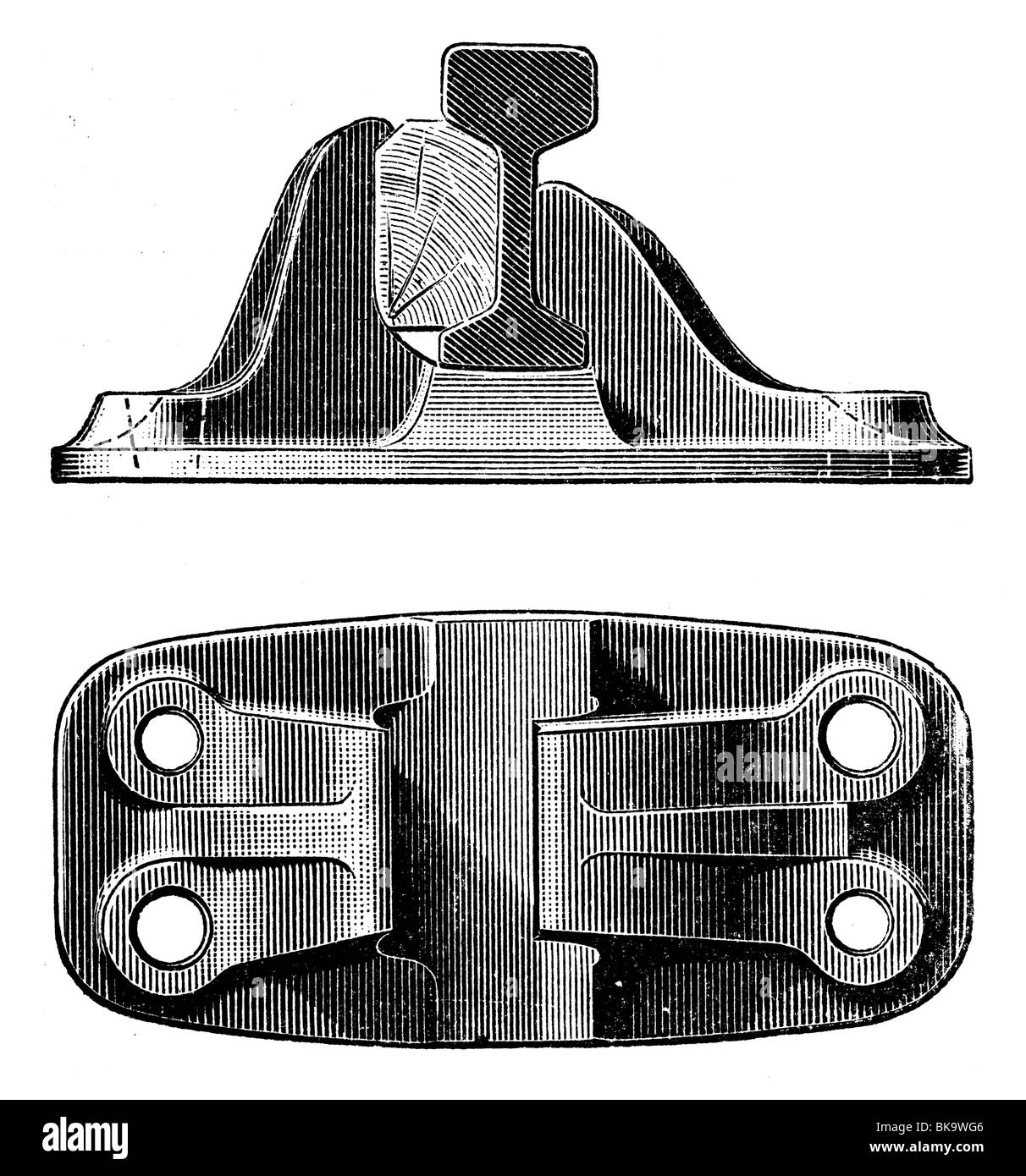 Vintage railway image Black and White Stock Photos & Images - Alamy