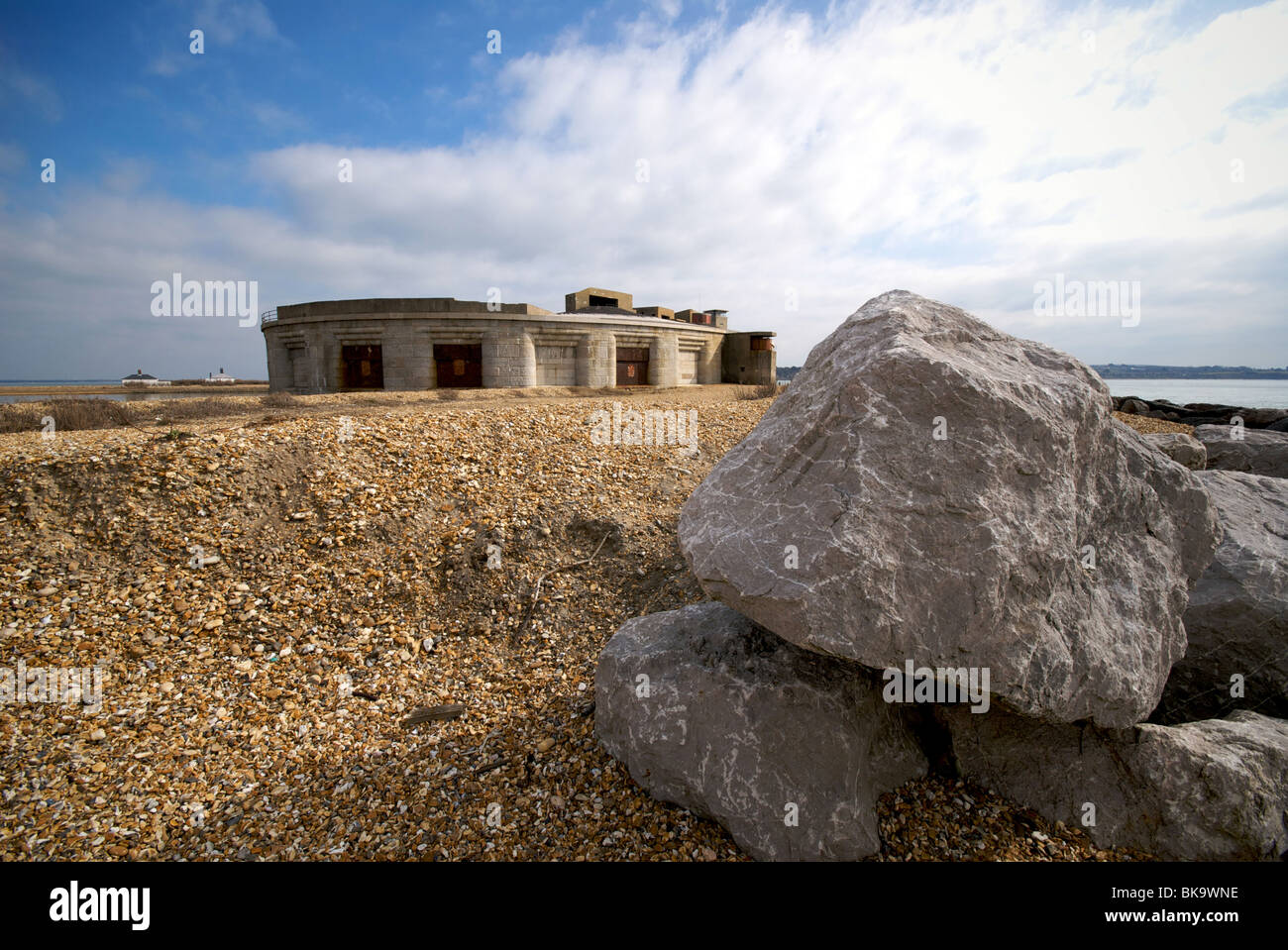 Hurst Castle Hampshire UK National Trust Stock Photo - Alamy