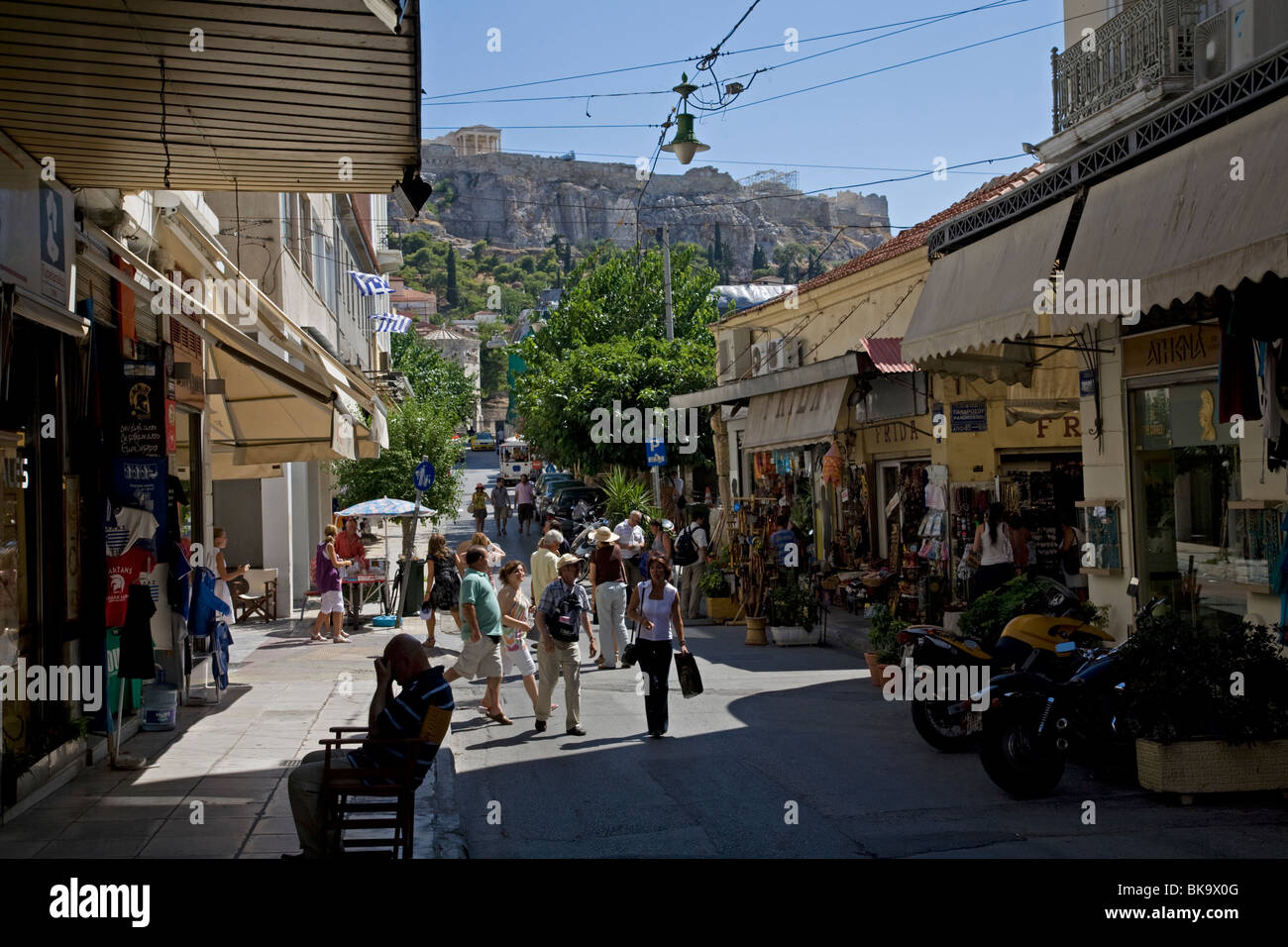 Plaka Athens Greece Stock Photo - Alamy