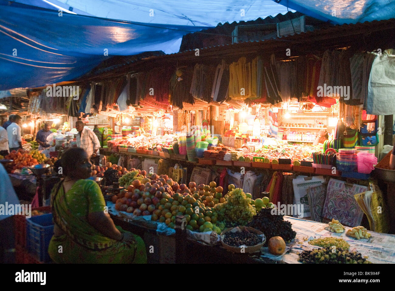 India, Tamil Nadu, pondicherry, the Market Stock Photo - Alamy