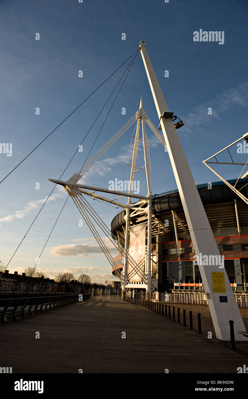Millennium stadium cardiff construction hi-res stock photography and ...