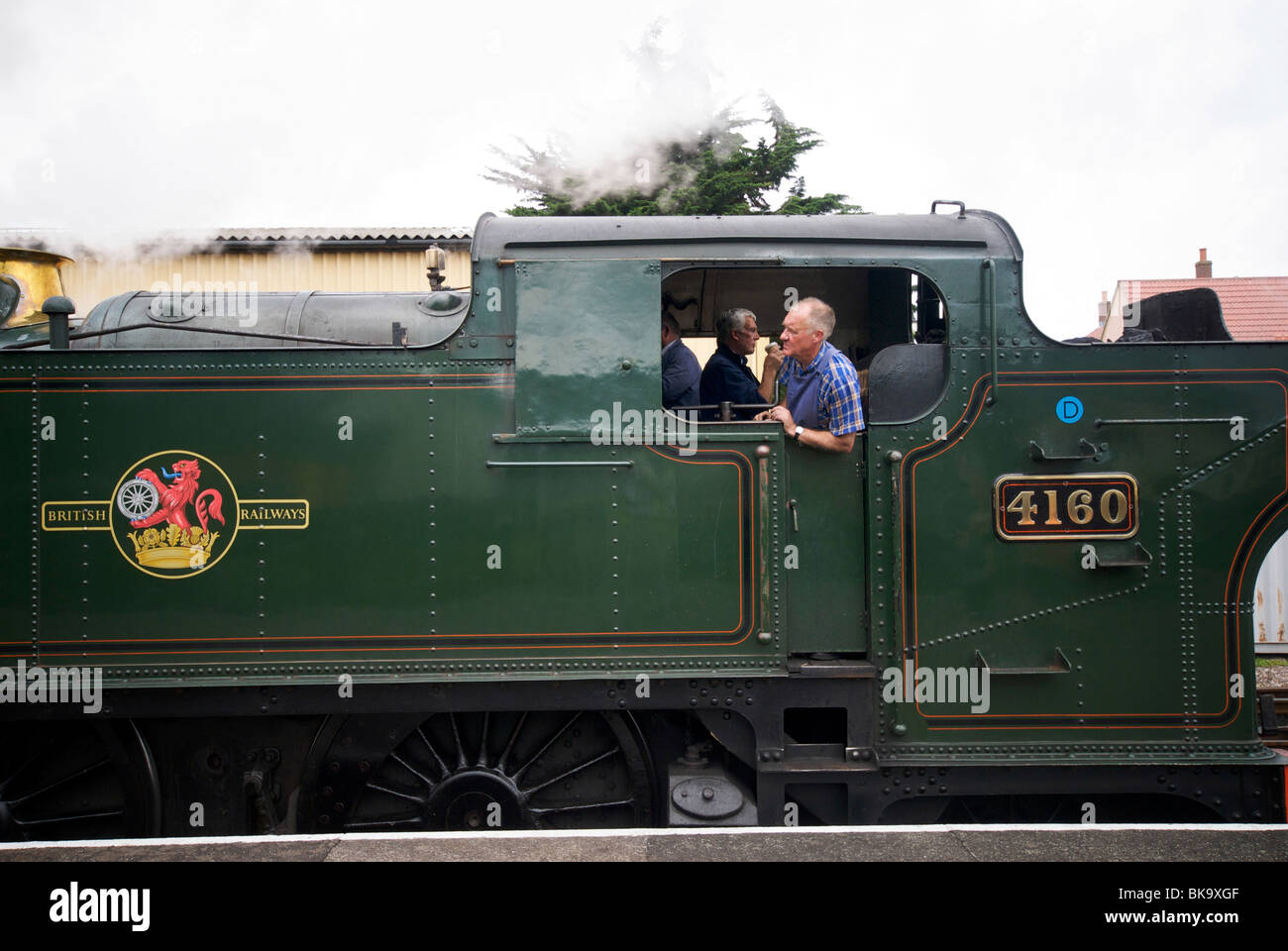 Minehead Steam Railway Station Somerset UK Stock Photo - Alamy
