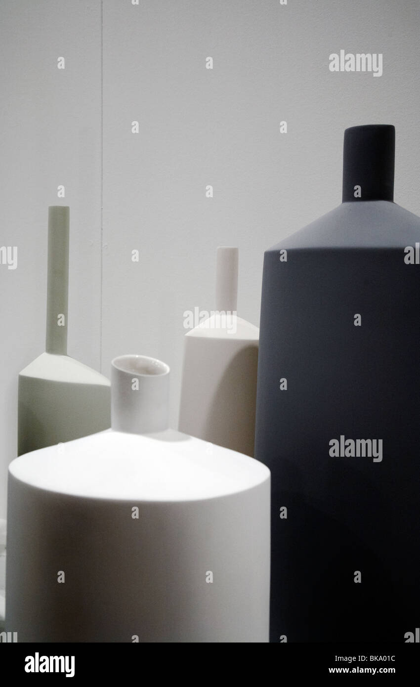 Series of contemporary pots Stock Photo - Alamy