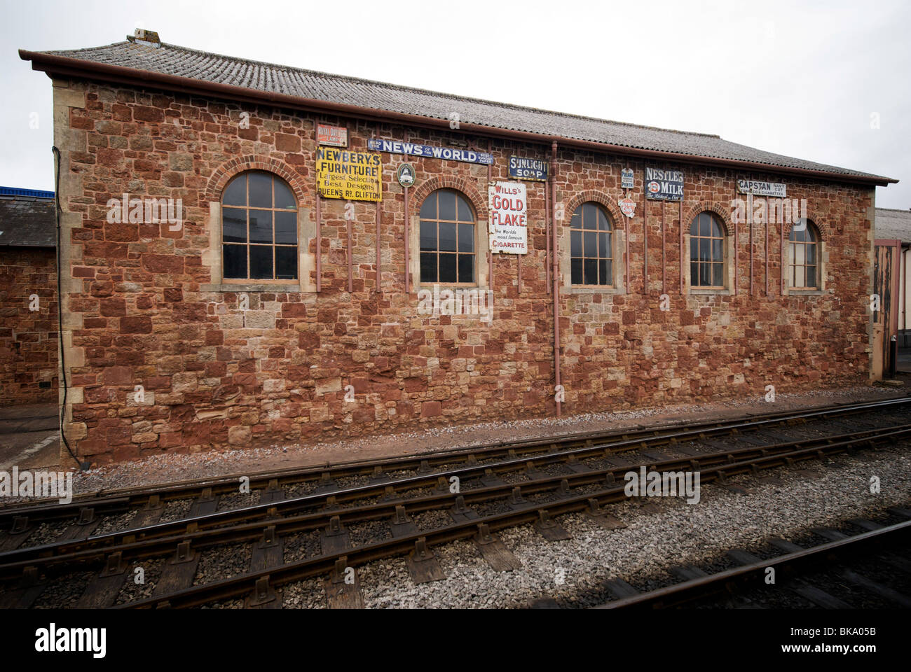 Minehead Steam Railway Station Somerset UK Stock Photo - Alamy