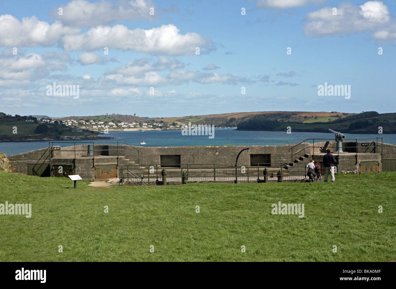 Pendennis castle Carrick Roads Falmouth Cornwall Stock Photo - Alamy