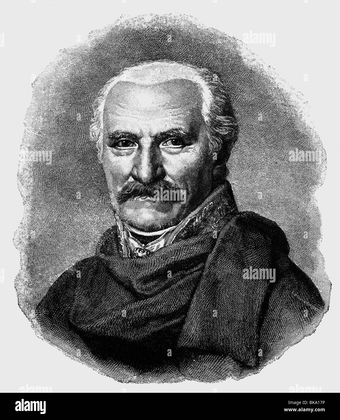 Portrait of field marshal gebhard leberecht von blucher hi-res stock ...