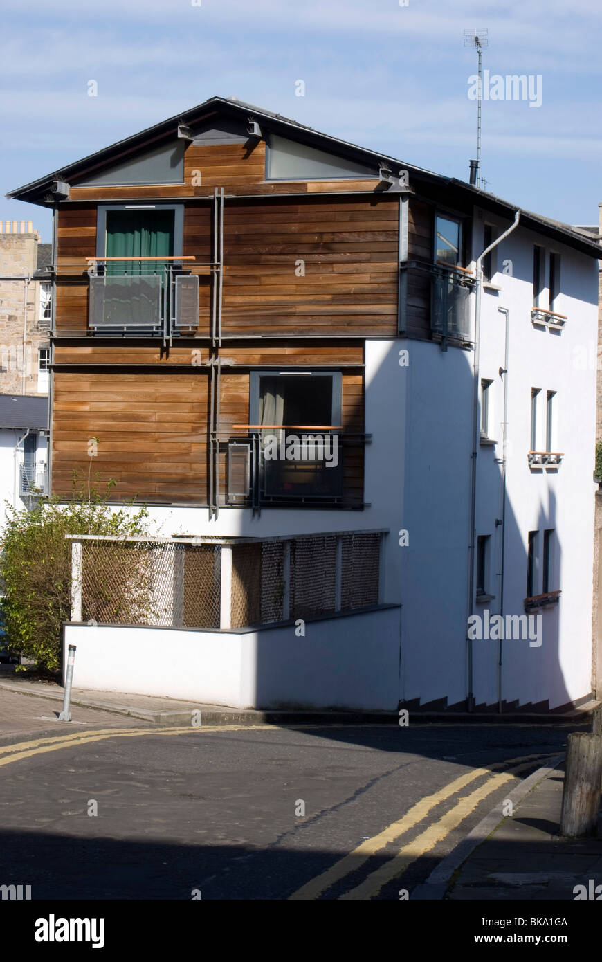 Unusual house in Central Edinburgh, Scotland Stock Photo - Alamy