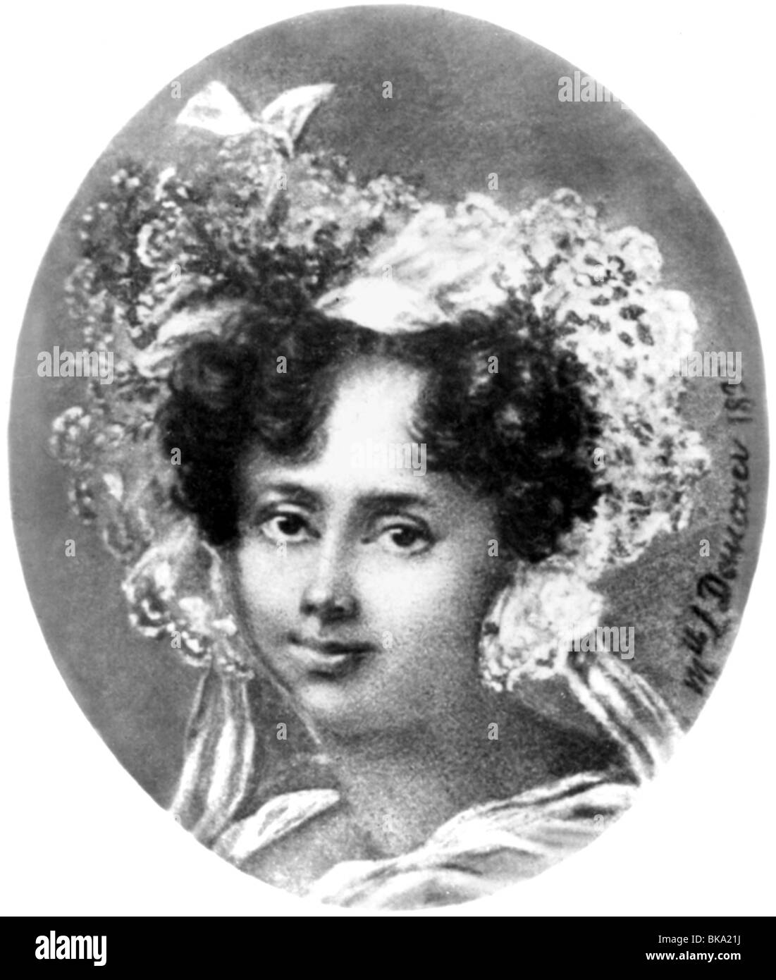 Liszt, Franz, 22.10.1811 - 31.7.1886, Hungarian composer, his mother ...