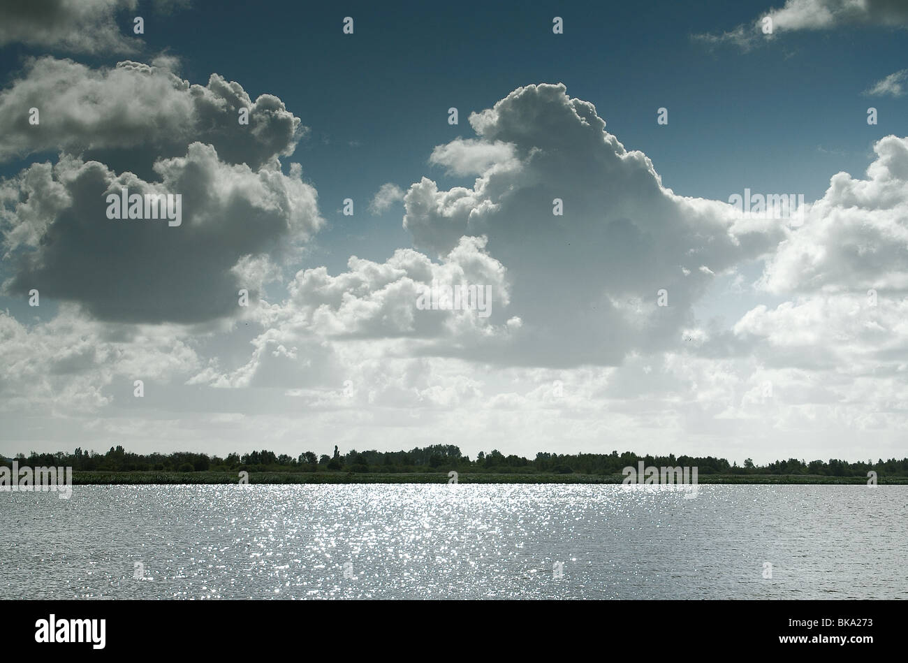 Clouds with backlight Stock Photo - Alamy