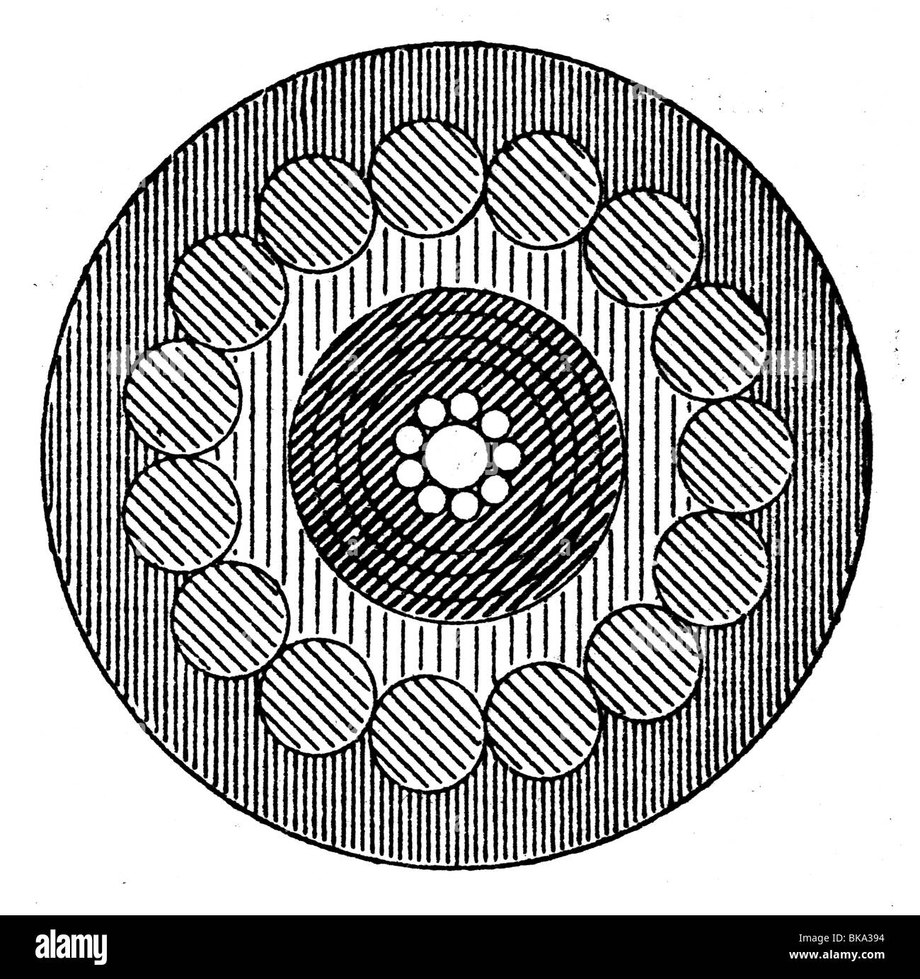 Submarine cable cross section hi-res stock photography and images - Alamy