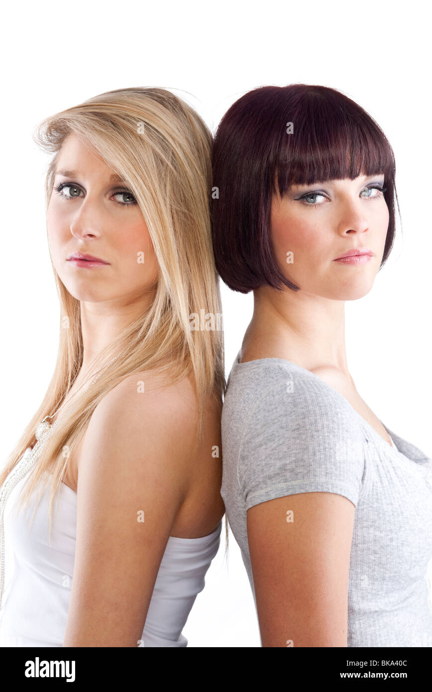 two teenage girls Stock Photo - Alamy