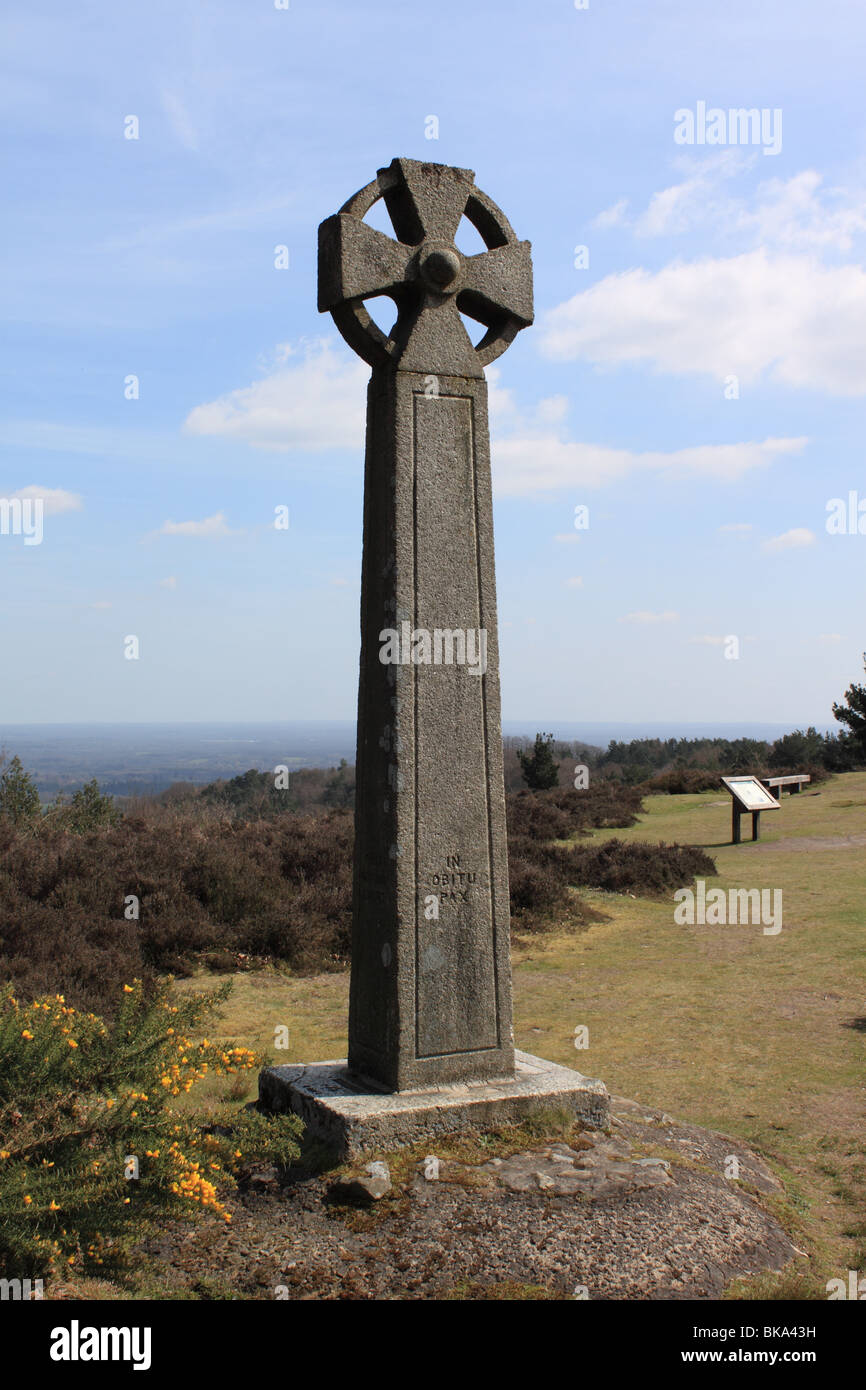 Celtic Cross, Gibbet Hill, Hindhead Common, Surrey, England, Great ...