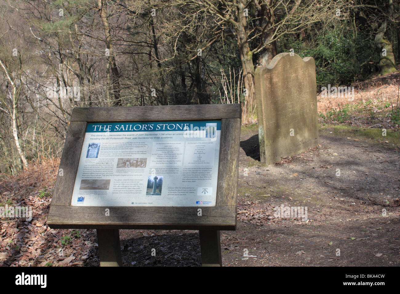 Sailor's Stone commemorating the murder of an unknown sailor on 24 ...