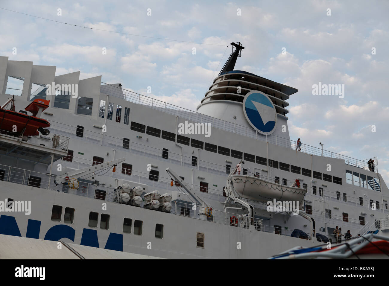 French ferry to corsica Stock Photo - Alamy