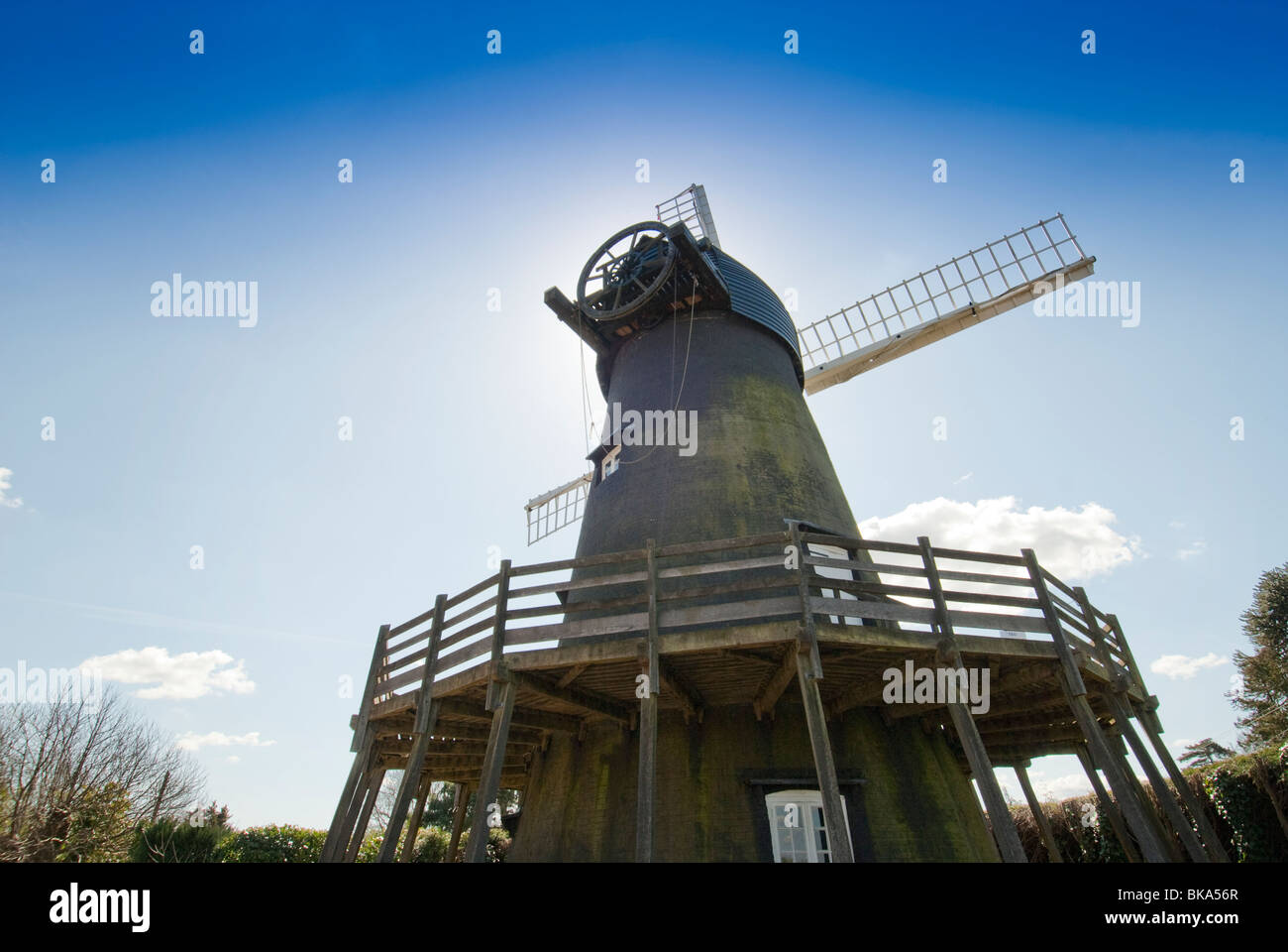 bursledon windmill Hampshire Stock Photo - Alamy