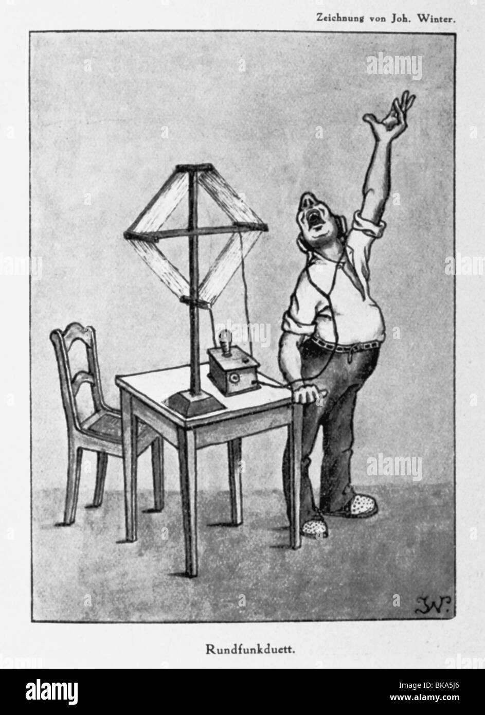 1920s radio broadcast hi-res stock photography and images - Alamy