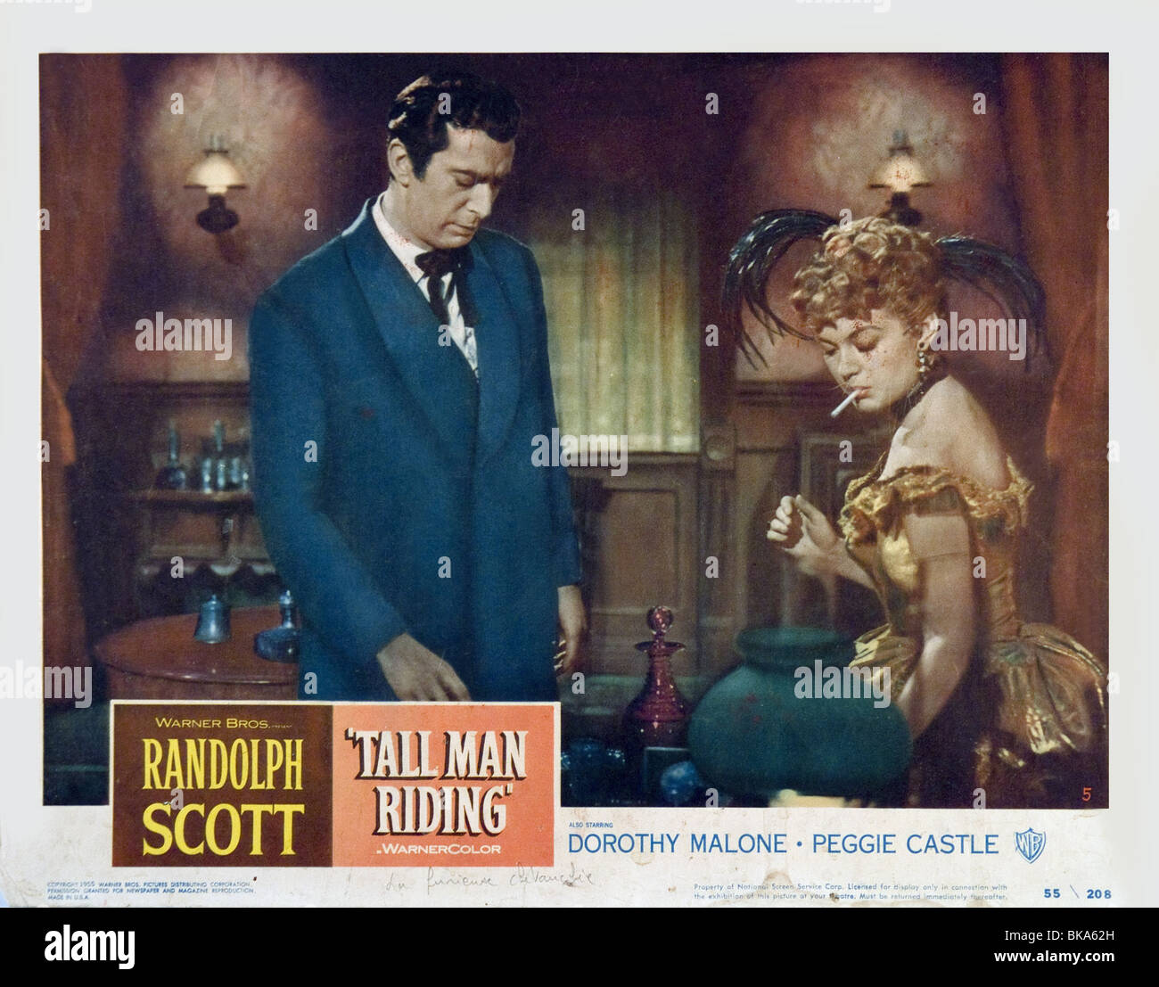Tall Man Riding Year : 1955 Director : Lesley Selander Randolph Scott ...