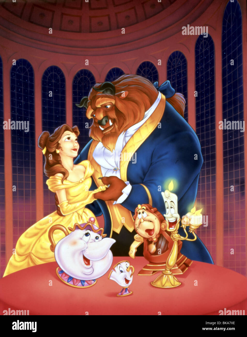 BEAUTY AND THE BEAST (ANI - 1991) ANIMATED CREDIT DISNEY BAB 001 OS ...