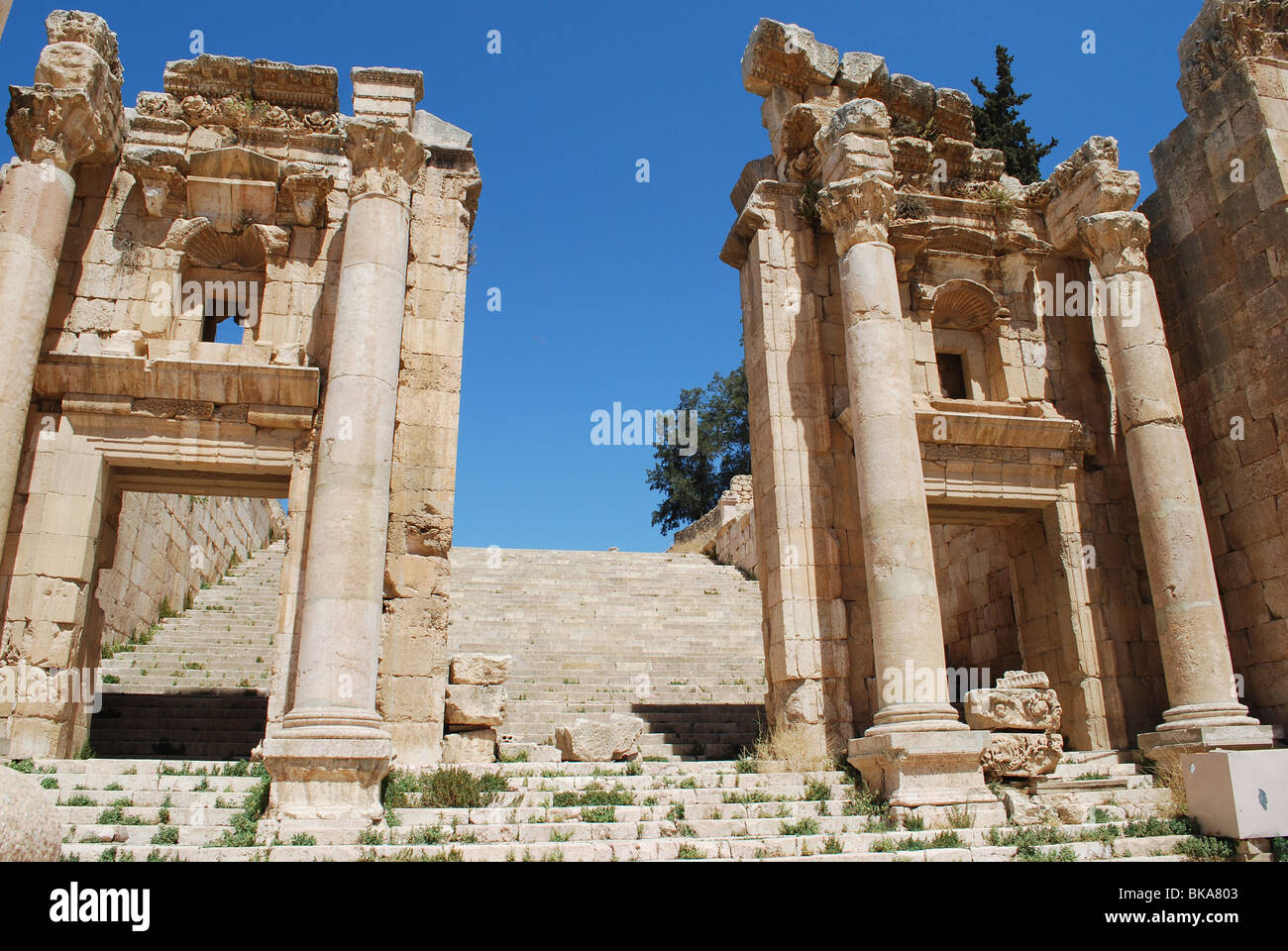 Roman temple reconstruction hi-res stock photography and images - Alamy