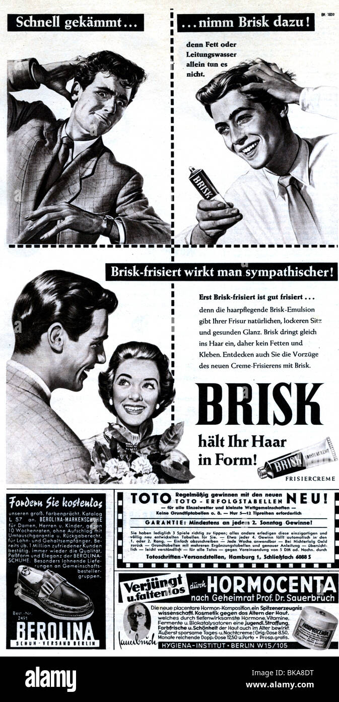 Hair Product Advertisements