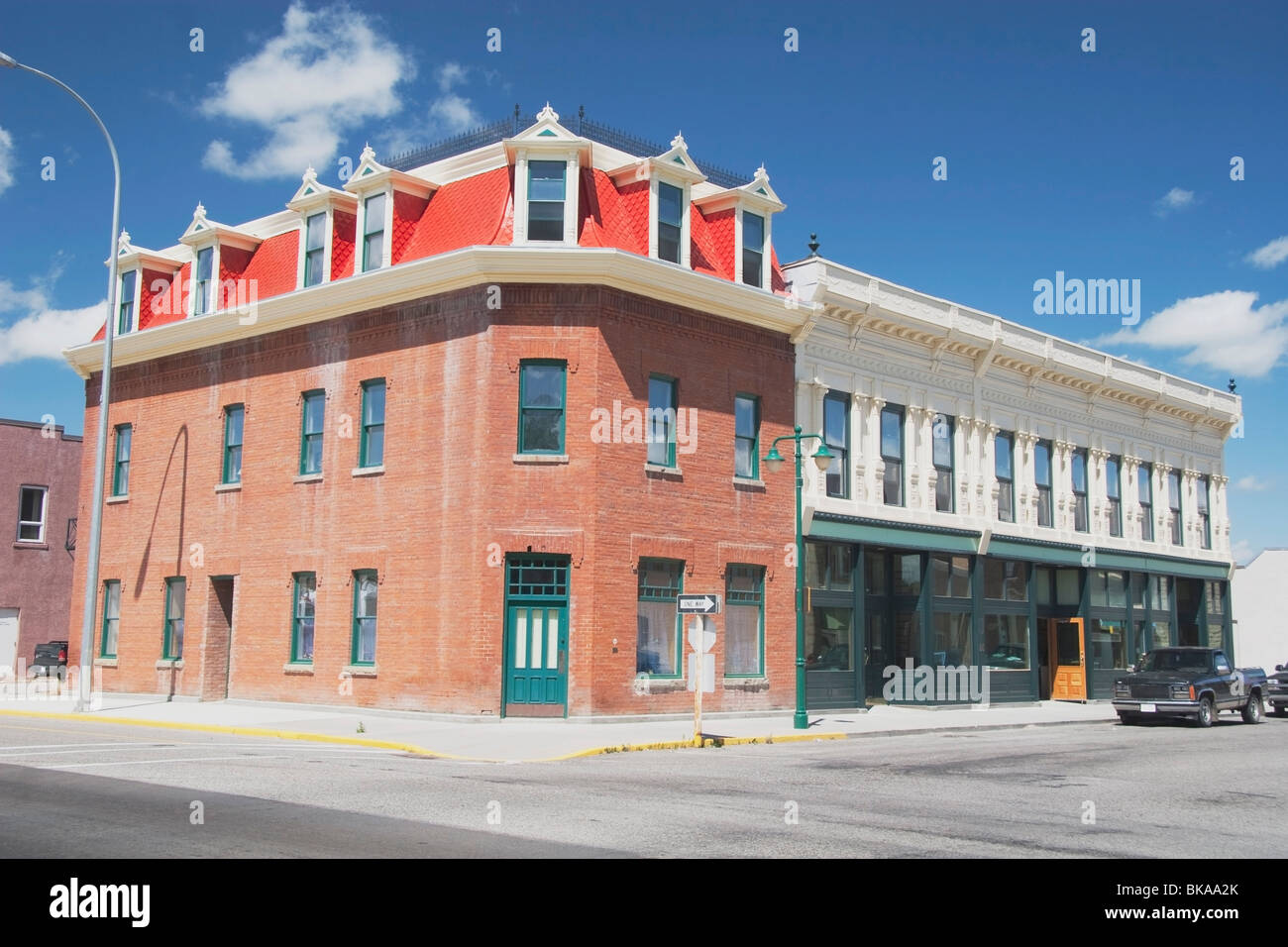 Fort Macleod, Alberta, Canada; Downtown Fort Macleod Stock Photo - Alamy
