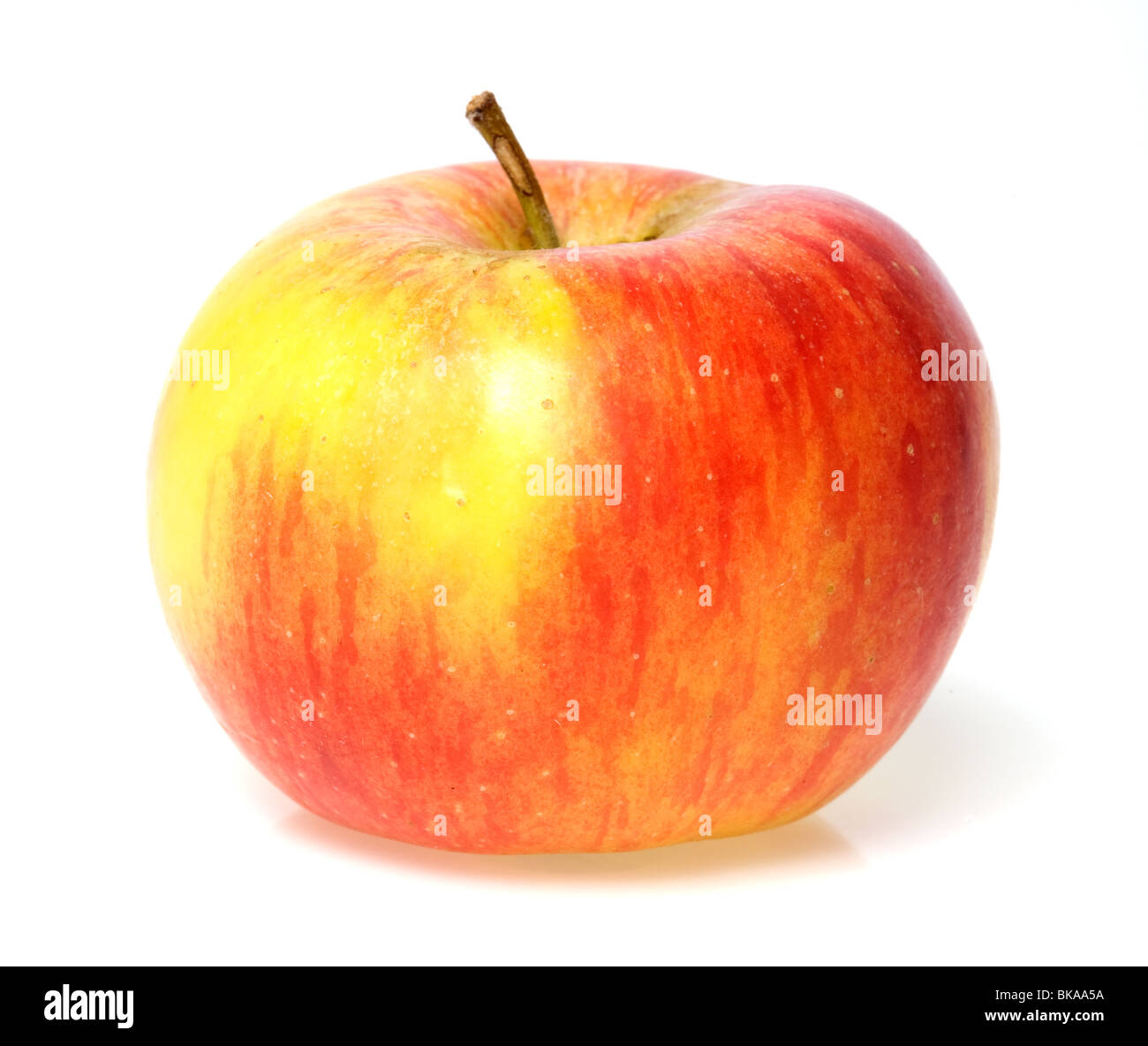 one apple on white background Stock Photo - Alamy
