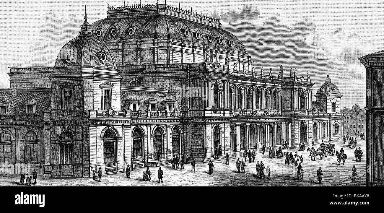 geography / travel, Germany, Frankfurt am Main, new stock exchange ...