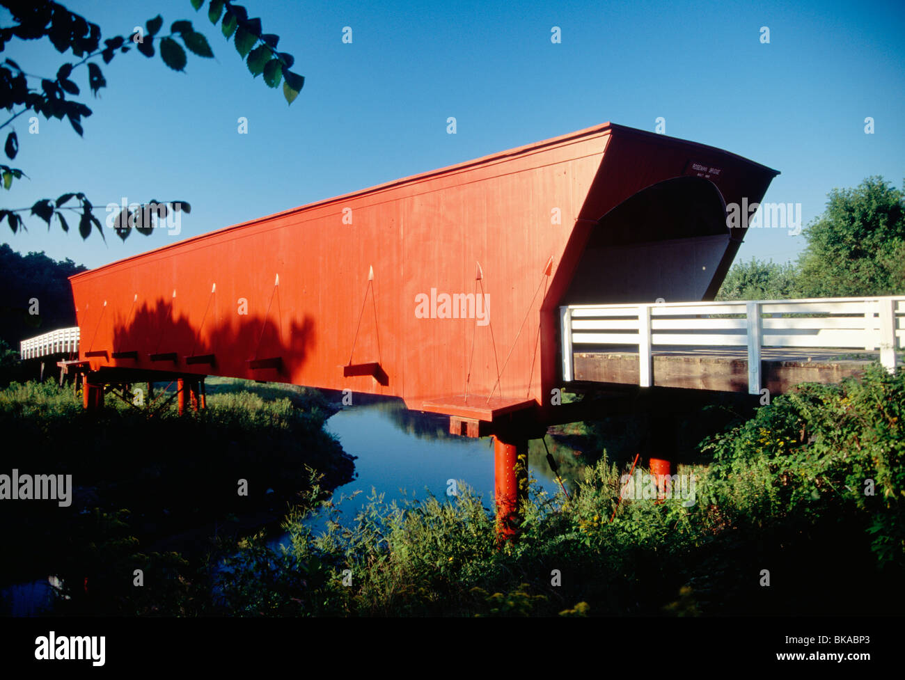 Roseman Covered Bridge, Madison County, Iowa, USA Stock Photo - Alamy