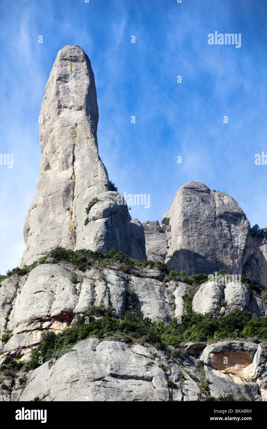 cavall bernat monsterrat mountain Stock Photo - Alamy