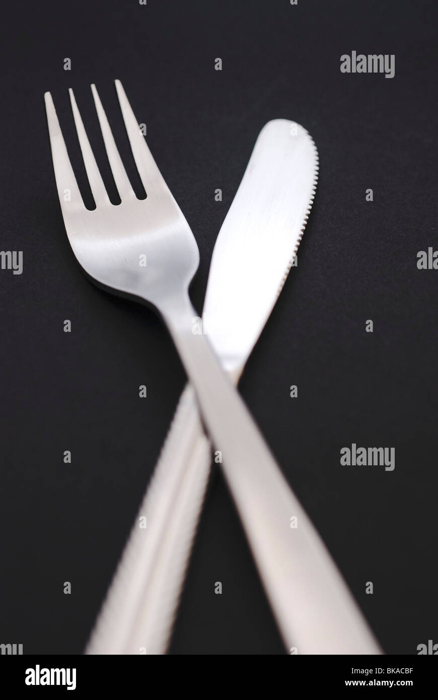 fork and knife Stock Photo - Alamy