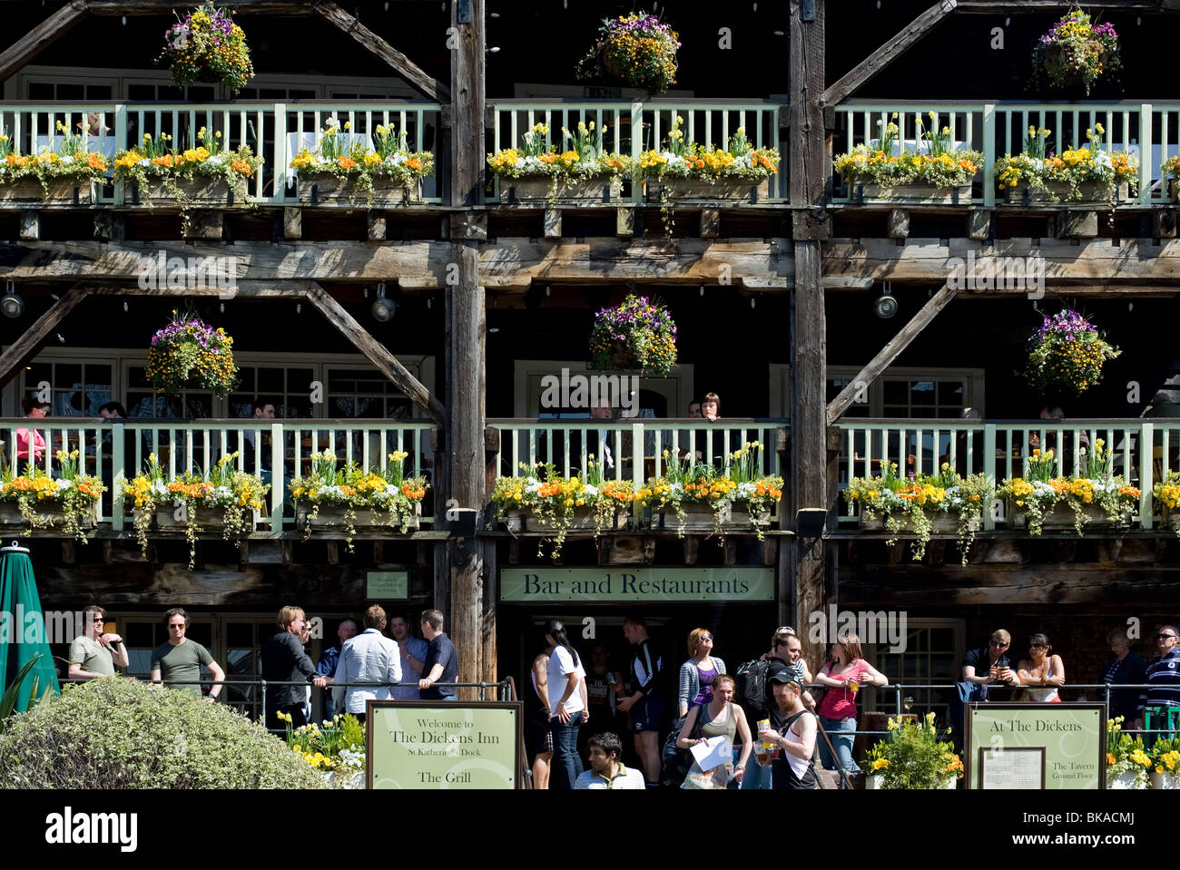 The Dickens Inn at St Katherines Dock in London. Photo by Gordon ...