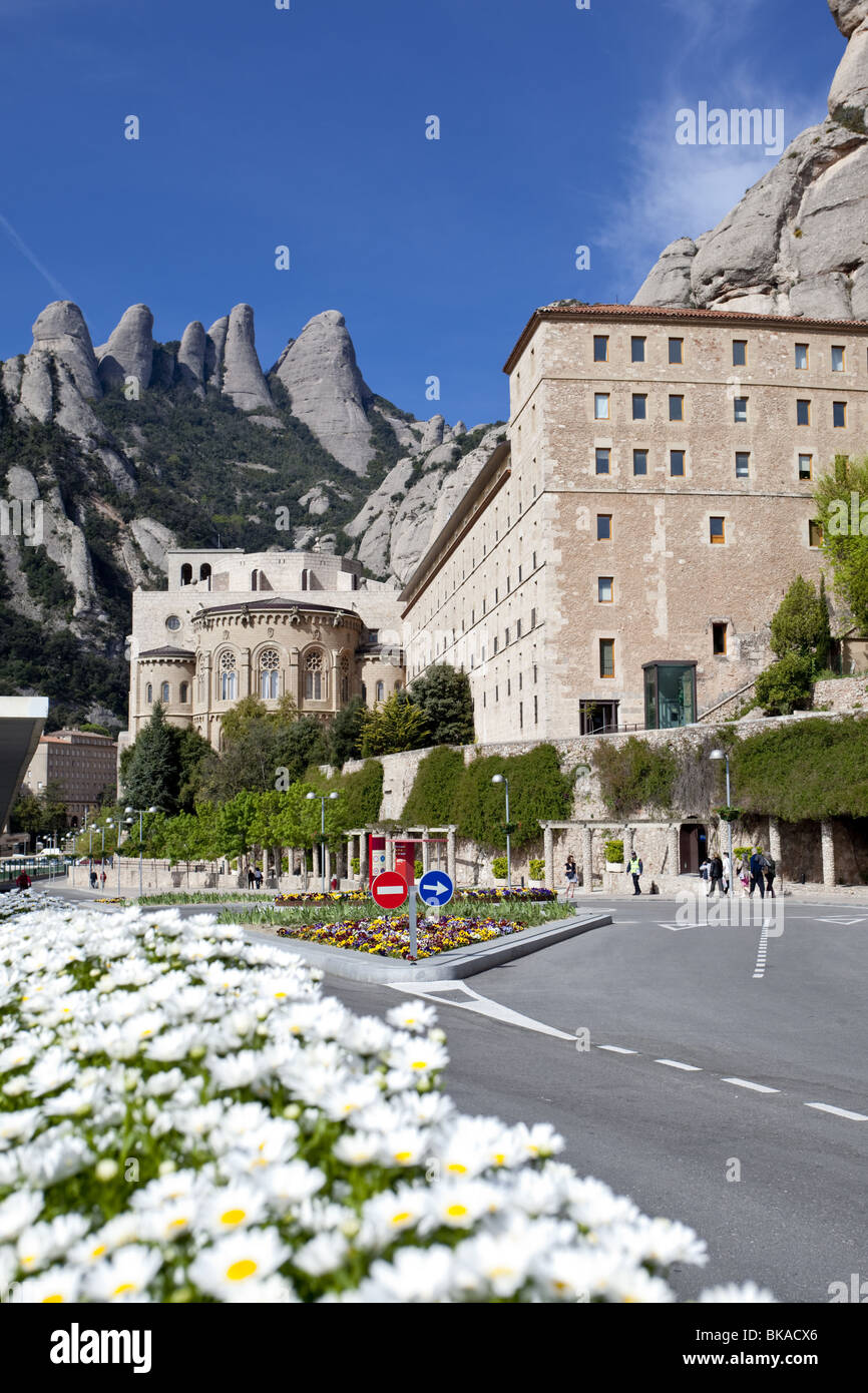 montserrat basilica and monastery Stock Photo - Alamy