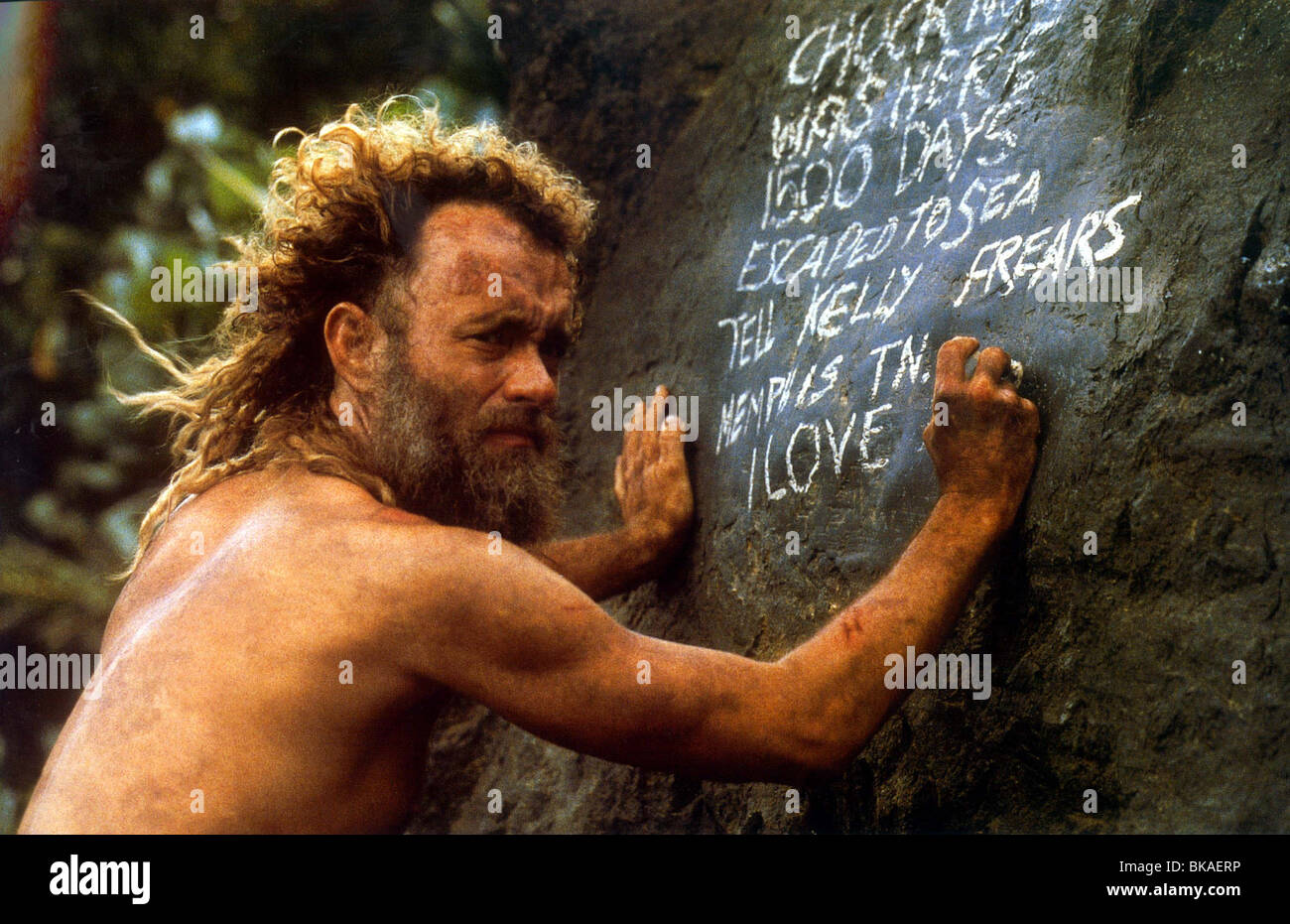 CAST AWAY -2000 TOM HANKS Stock Photo - Alamy