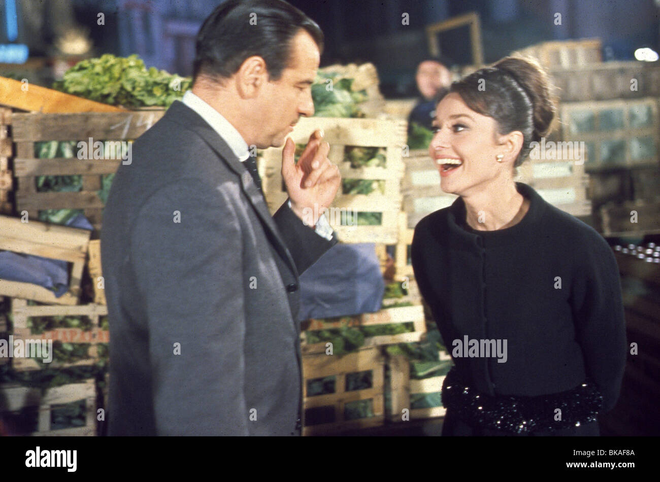 Audrey hepburn walter matthau charade hi-res stock photography and ...
