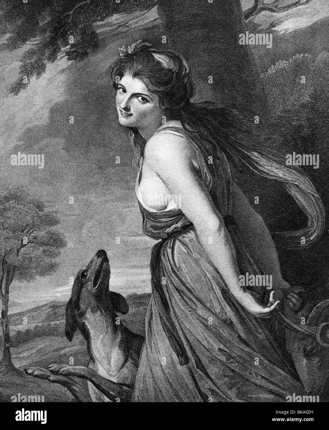 Lady emma hamilton painting hi-res stock photography and images - Alamy