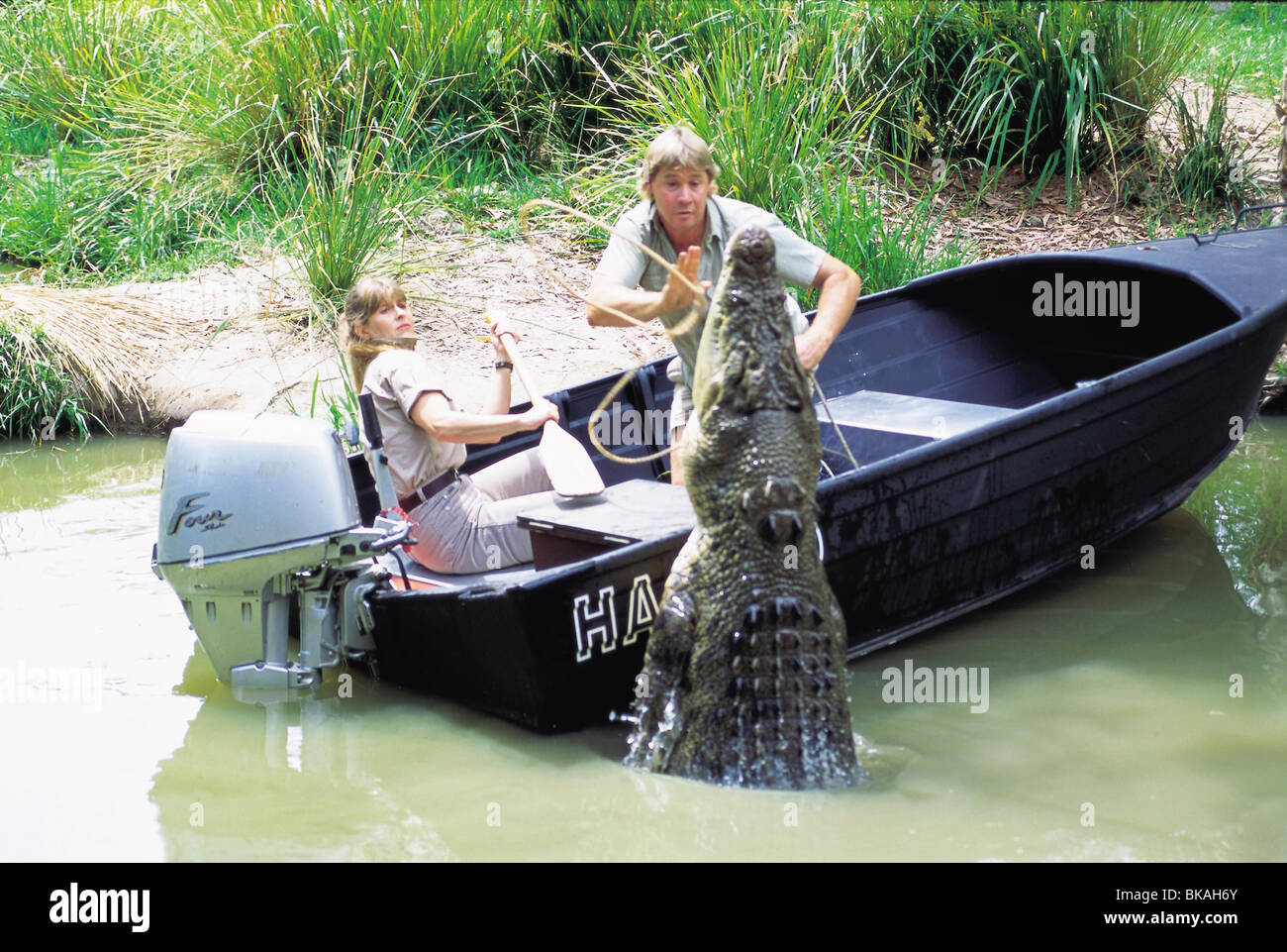 THE CROCODILE HUNTER : COLLISION COURSE (2002) TERRI IRWIN, STEVE IRWIN ...
