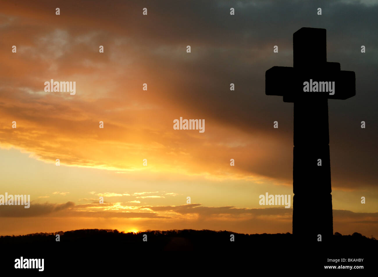 War Memorial at Shawford Down near Winchester, Hampshire, England ...