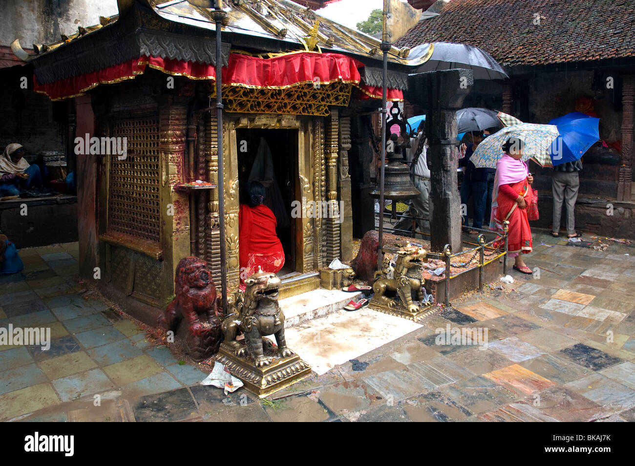 Ashok Binyak temple, (Maru Ganesh shrine), Durbar Square, Kathmandu ...