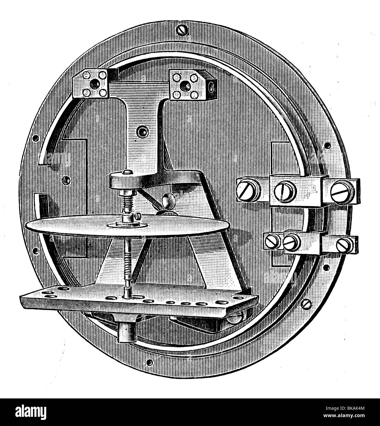 Engine instruments Black and White Stock Photos & Images - Alamy