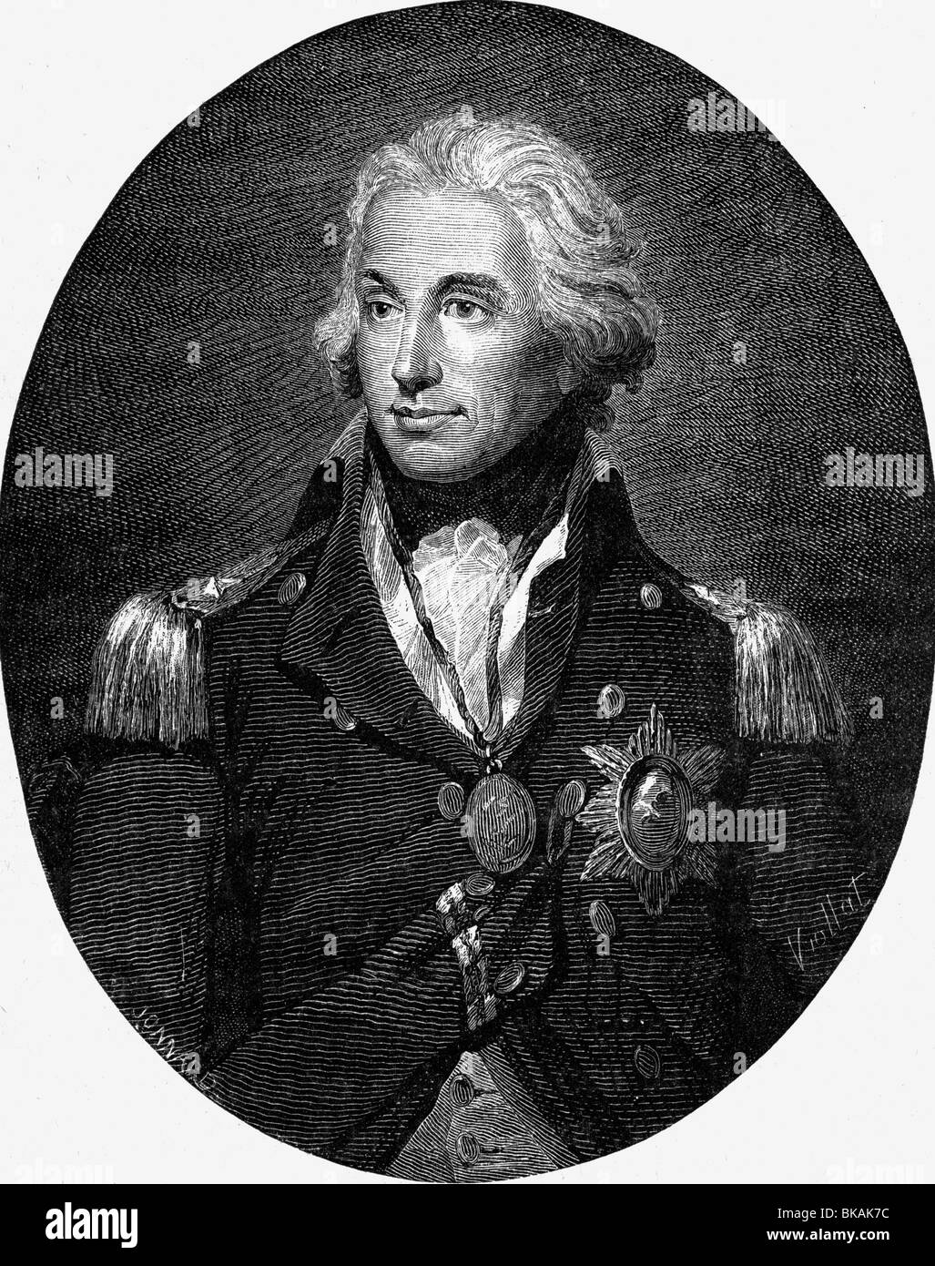Lord Nelson Portrait Horatio Nelson High Resolution Stock Photography ...