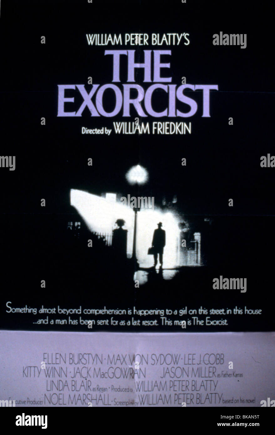 THE EXORCIST -1973 POSTER Stock Photo - Alamy