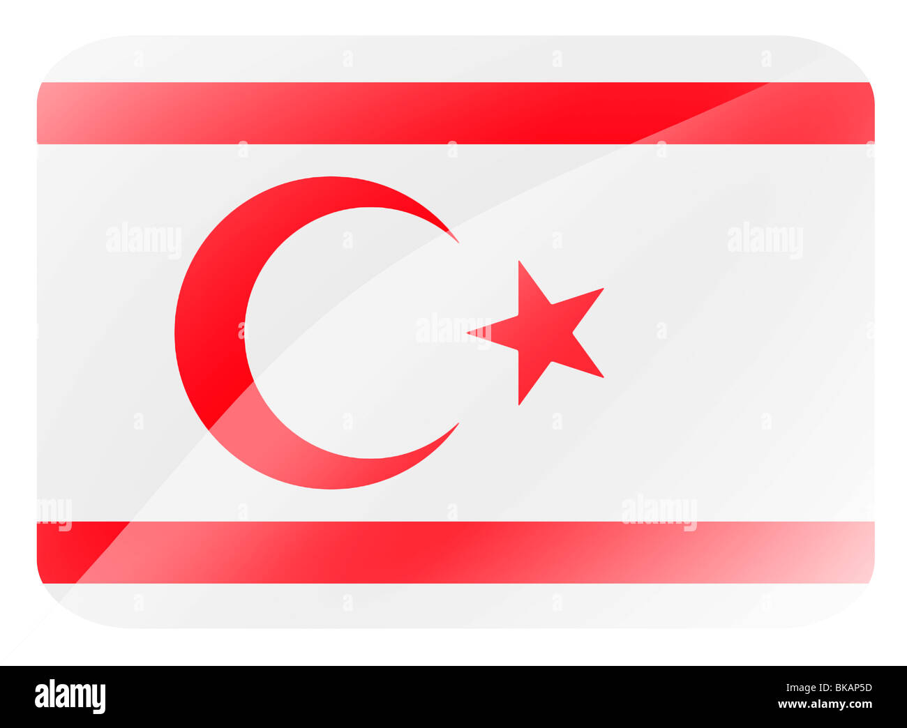 Northern Cyprus flag Stock Photo - Alamy