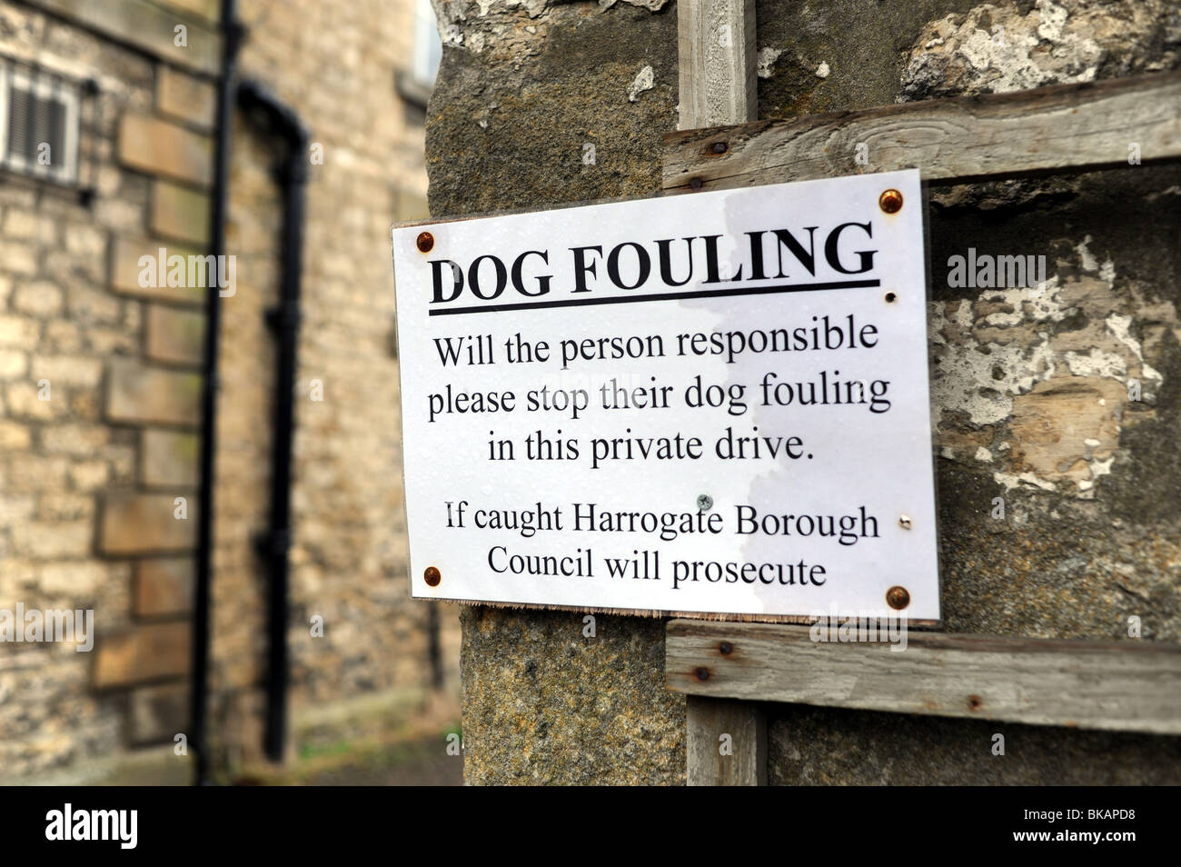 Notice warning dog owners hi-res stock photography and images - Alamy
