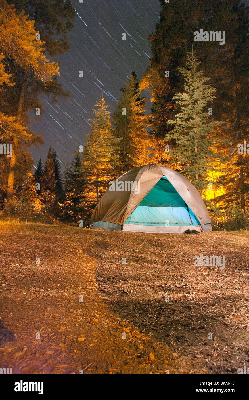 Campground in jasper national park hi-res stock photography and images ...