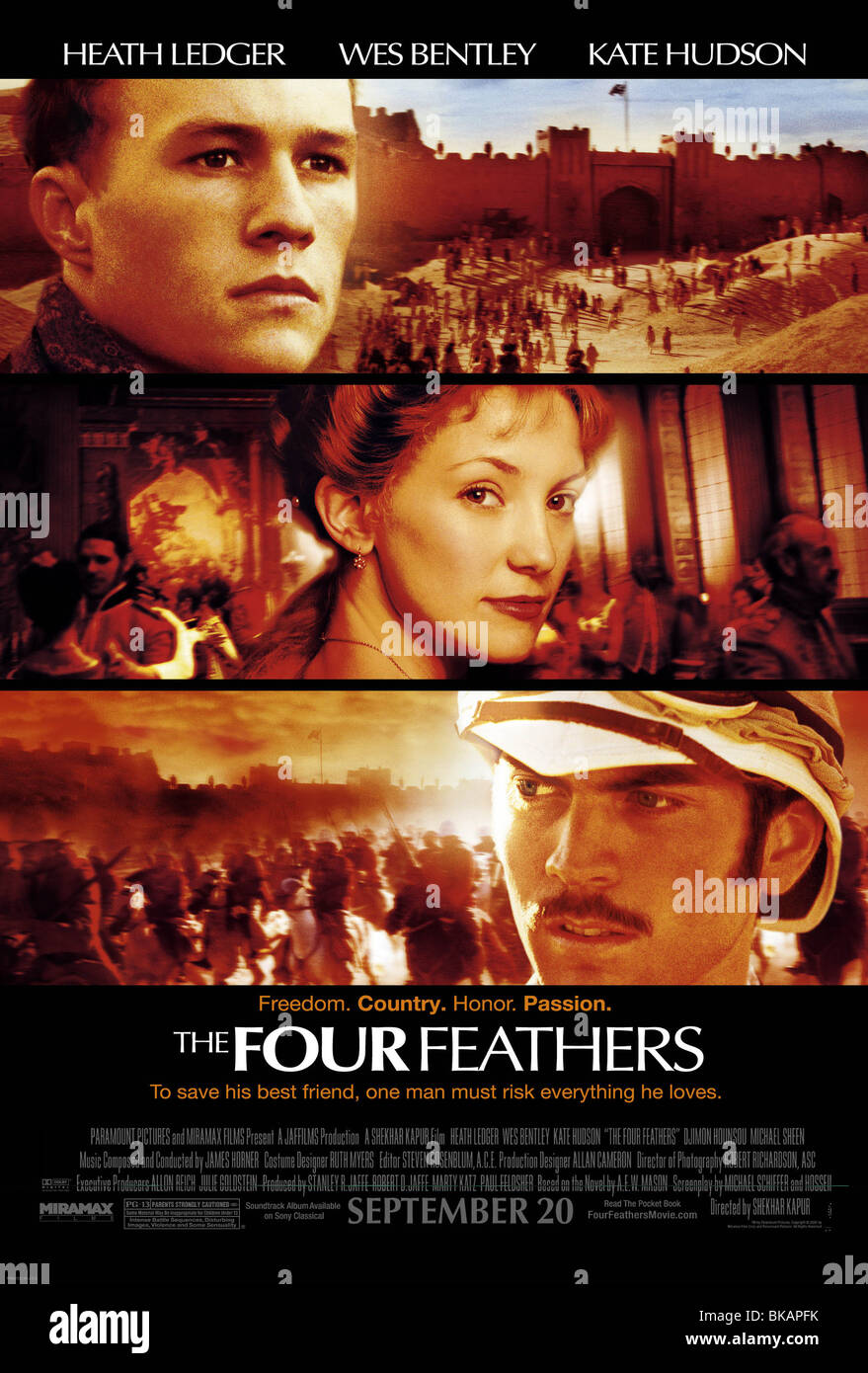 Four feathers movie poster hi-res stock photography and images - Alamy